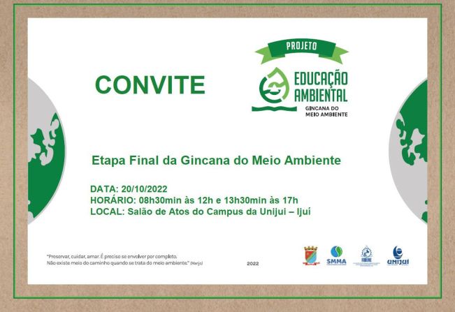 Notícia - Gincana do Meio Ambiente! - Município de Ijuí